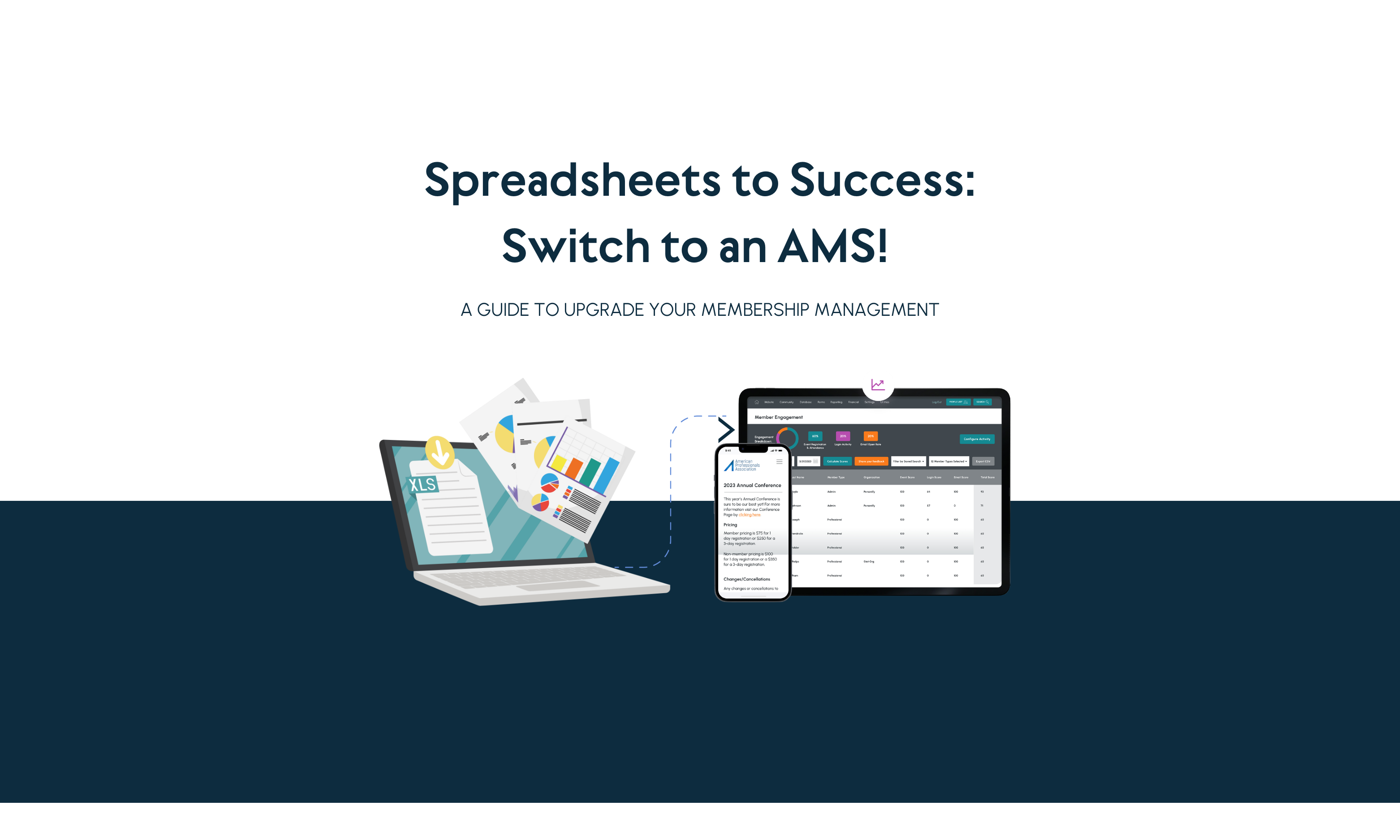 Spreadsheets to Success: Switch to an AMS! | MemberClicks